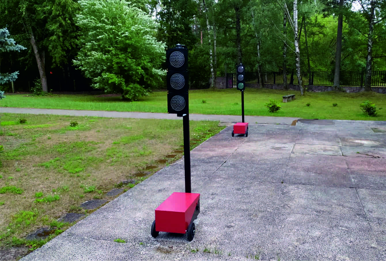 Viedie luksofori palīdzēs atvieglot satiksmi ceļa remontdarbu laikā ...