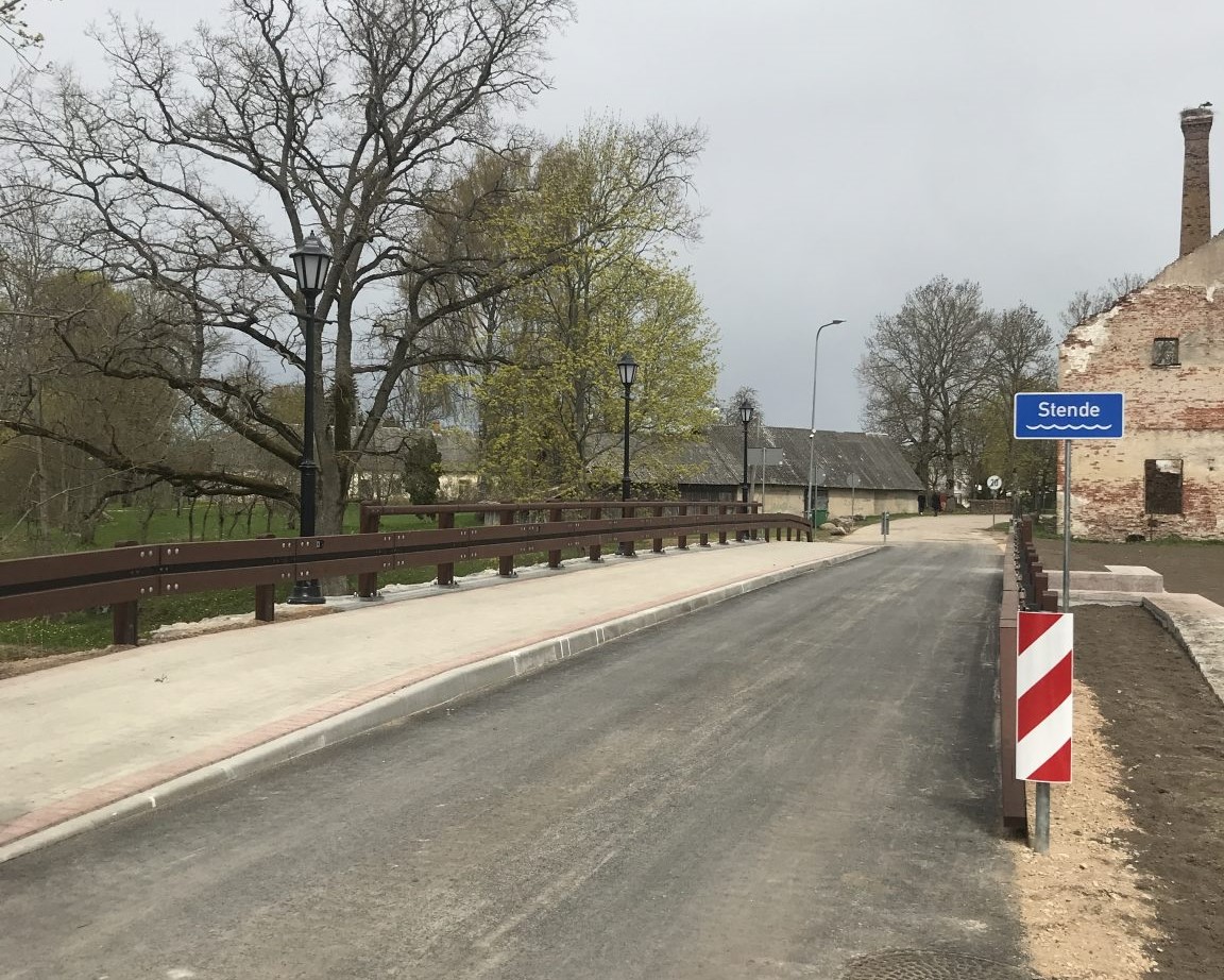 Tiltu pār Stendes upi Talsu novada Pastendē pārbūvēs par 574 200 eiro ...